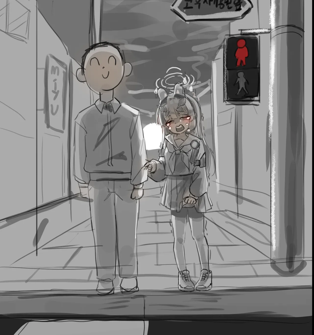 카즈사 그림 (+만화 추가) - 블루 아카이브 채널